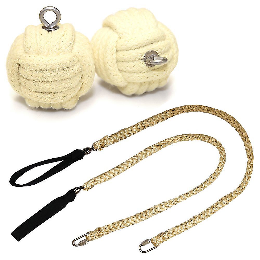 Pro Technora Medium Monkey Fist Fire Poi to buy In stock