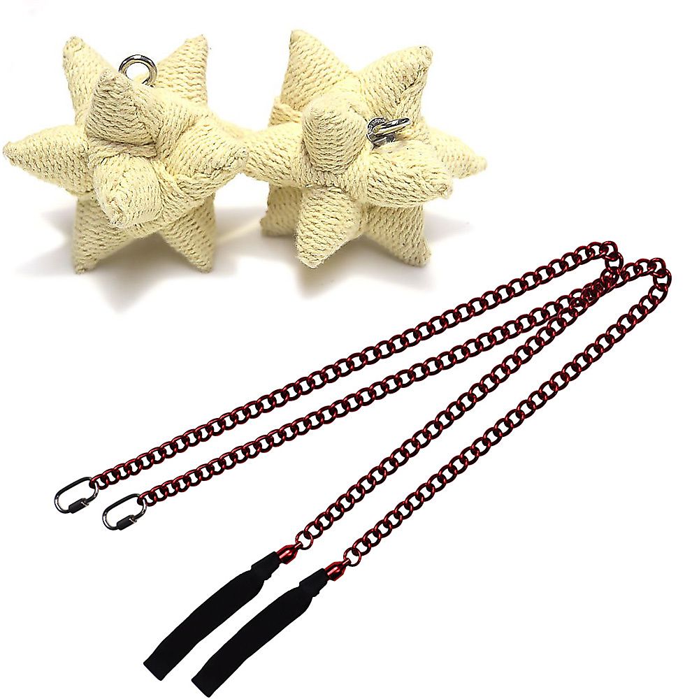 Fire Poi Sets Pro 3D Death-Star Fire Poi to buy In stock