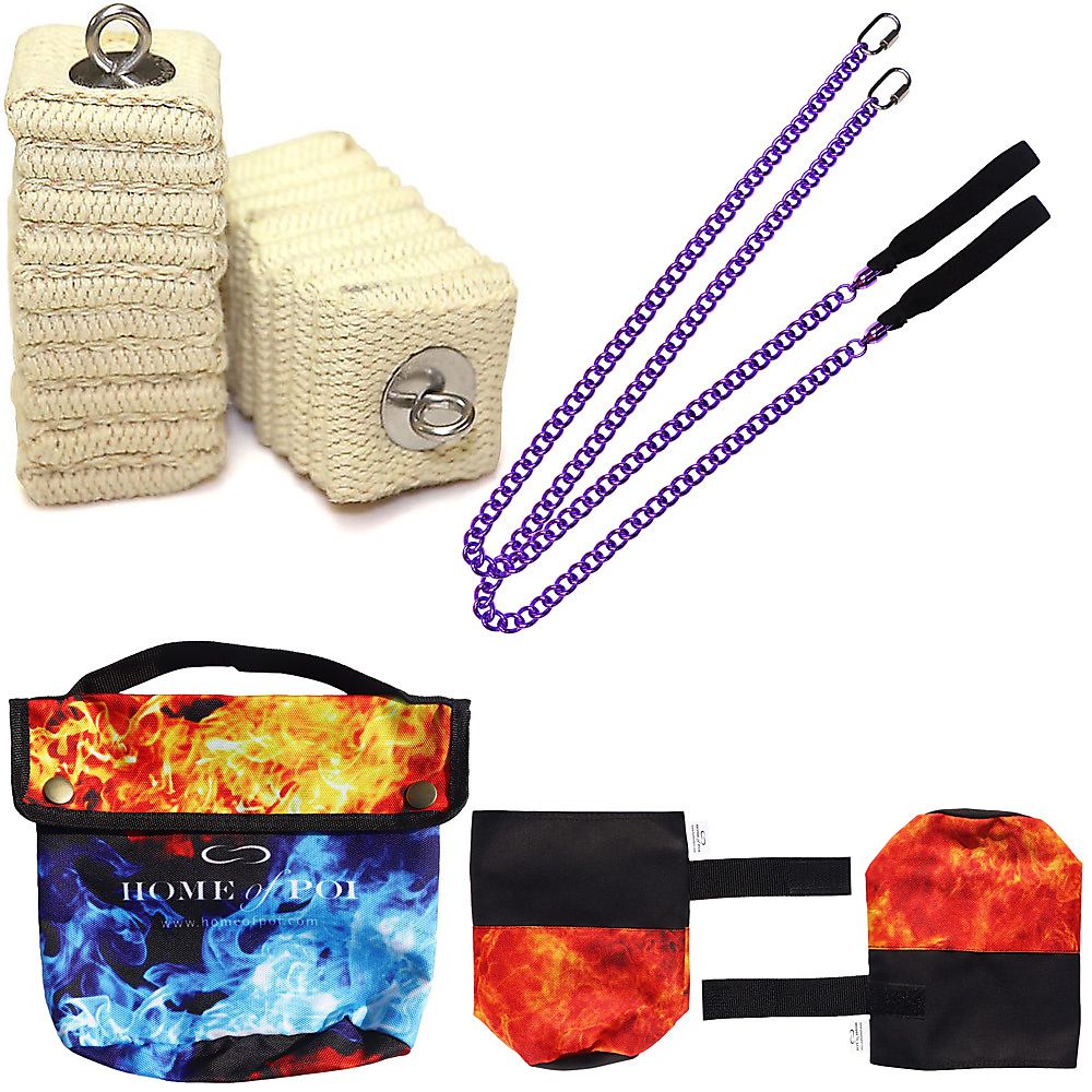 Fire Poi Sets Pro Large Cathedral Fire Poi to buy R18+
