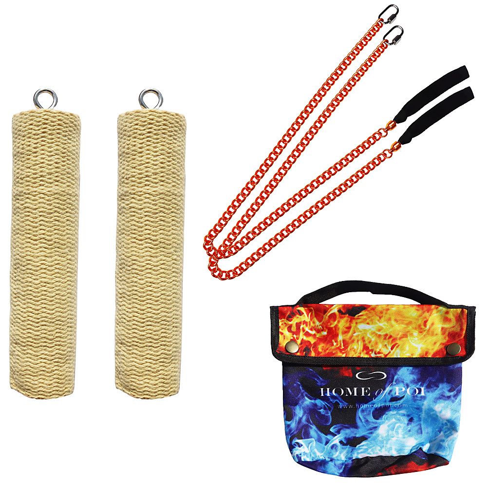 Fire Poi Sets Pro Large Weka Fire Poi to buy In stock