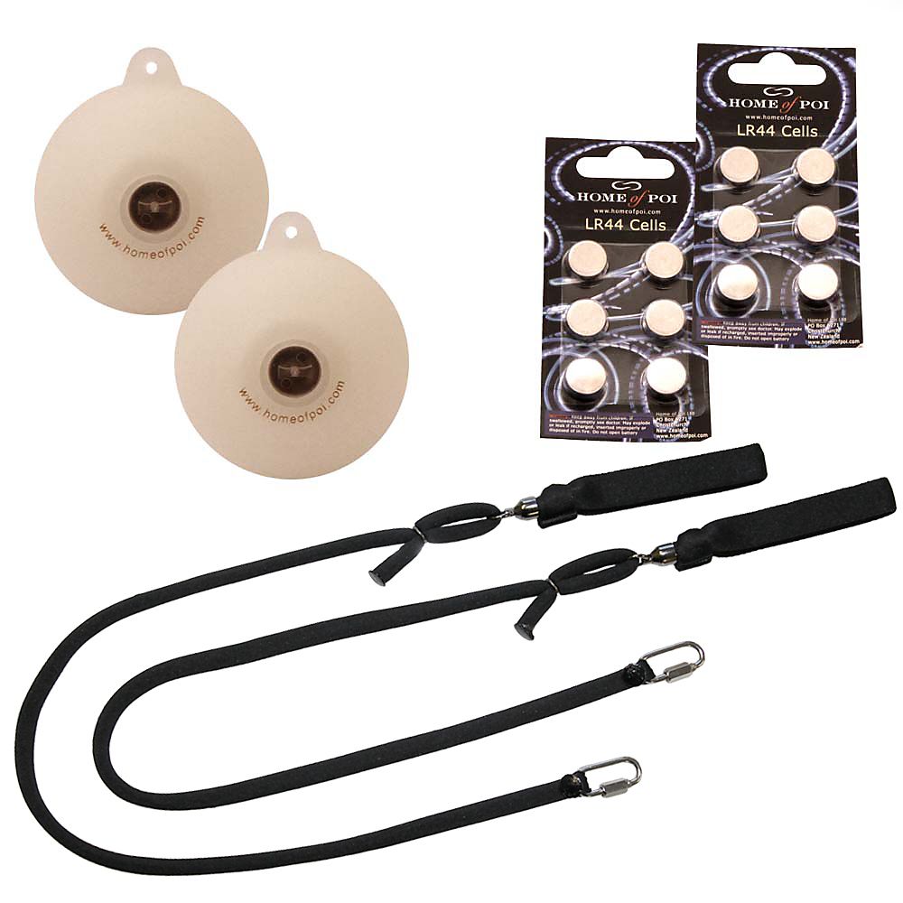 LED Poi Multi-Function Glow Poi Set with ColeCords to buy