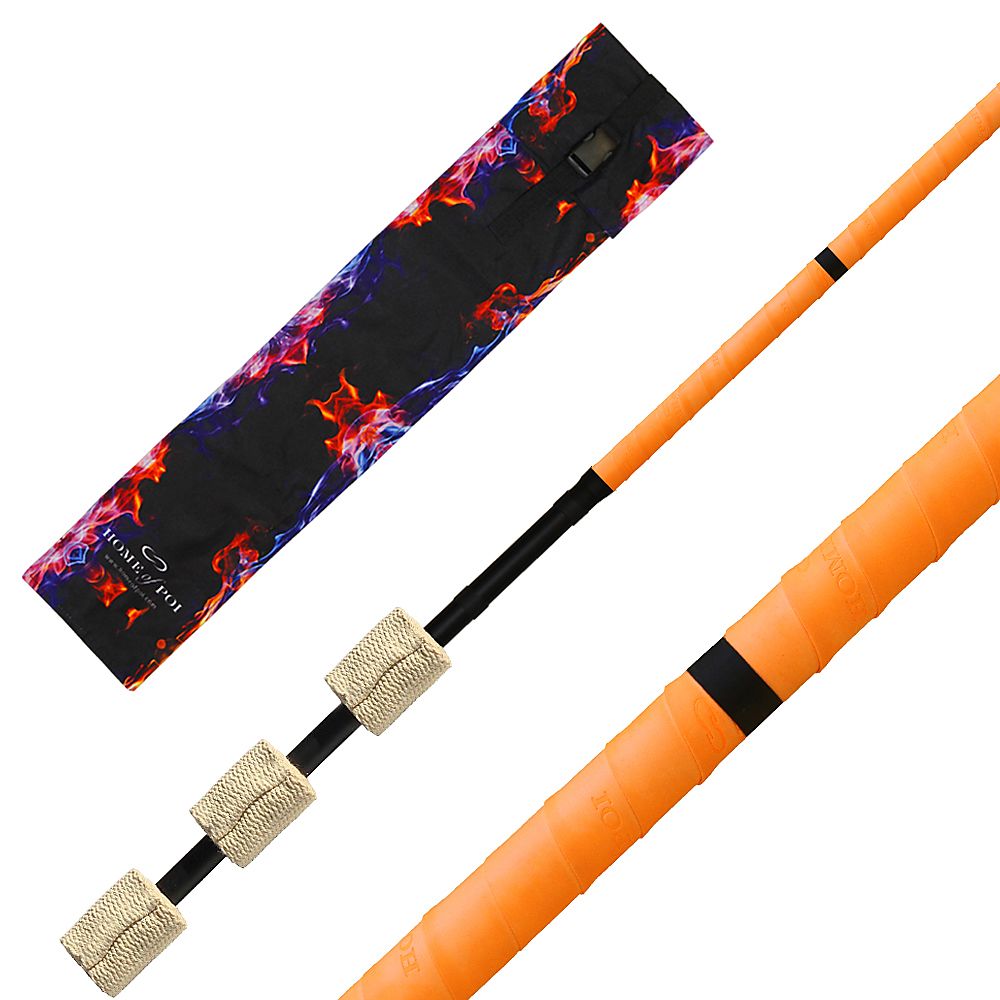 Staff / Poles Flow Master Triple Headed Fire Staff to buy
